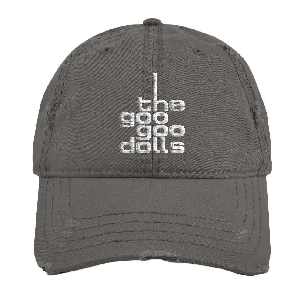 Dizzy Logo Distressed Cap – Goo Goo Dolls